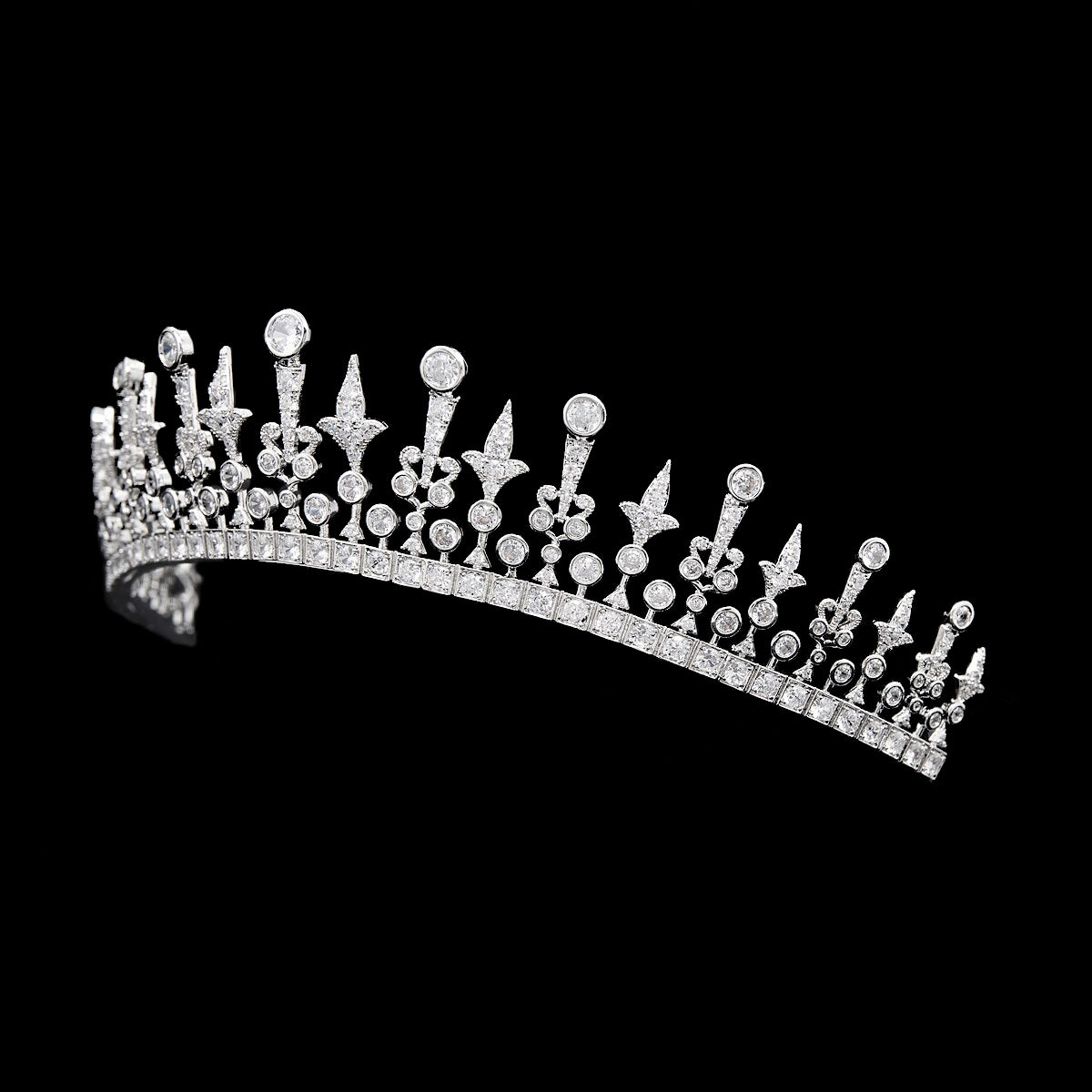 The Modern Fringe Tiara | Luxury Royal Inspired Tiaras – royalloverfairy